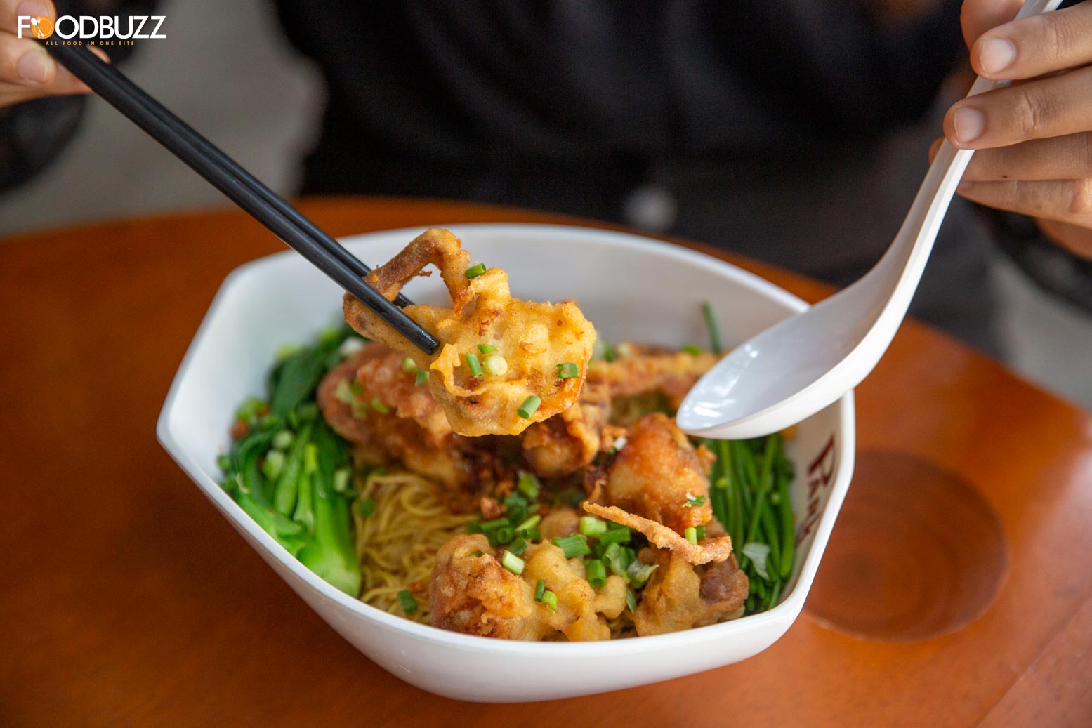 Park Café - We Screamed for the Dried Noodle with Deep-Fried Soft-Shell ...