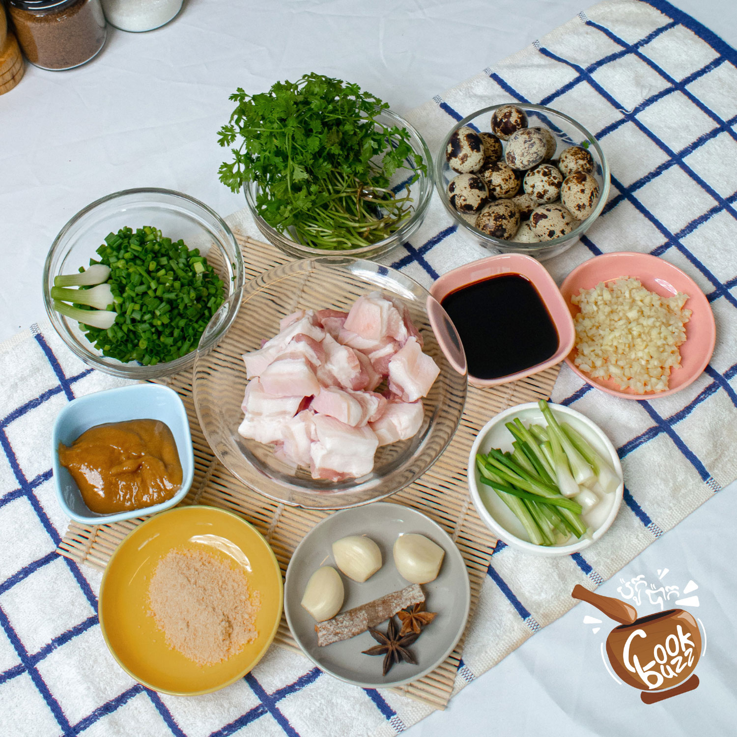 Quick and easy Pchum Ben recipe: Braised Pork Belly with Quail eggs!