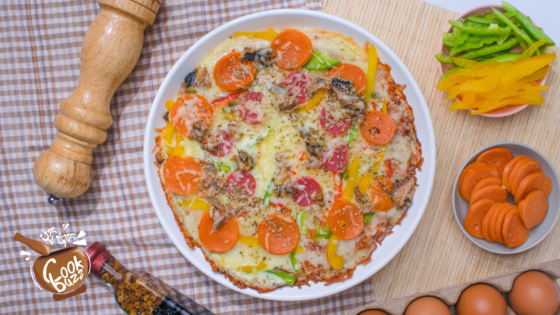 Gluten-free Rice Crusted Pizza, the new craze!