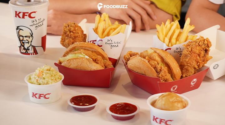 KFC Zinger Surf "N" Turf Burger for Seafood and Fried Chicken Lovers