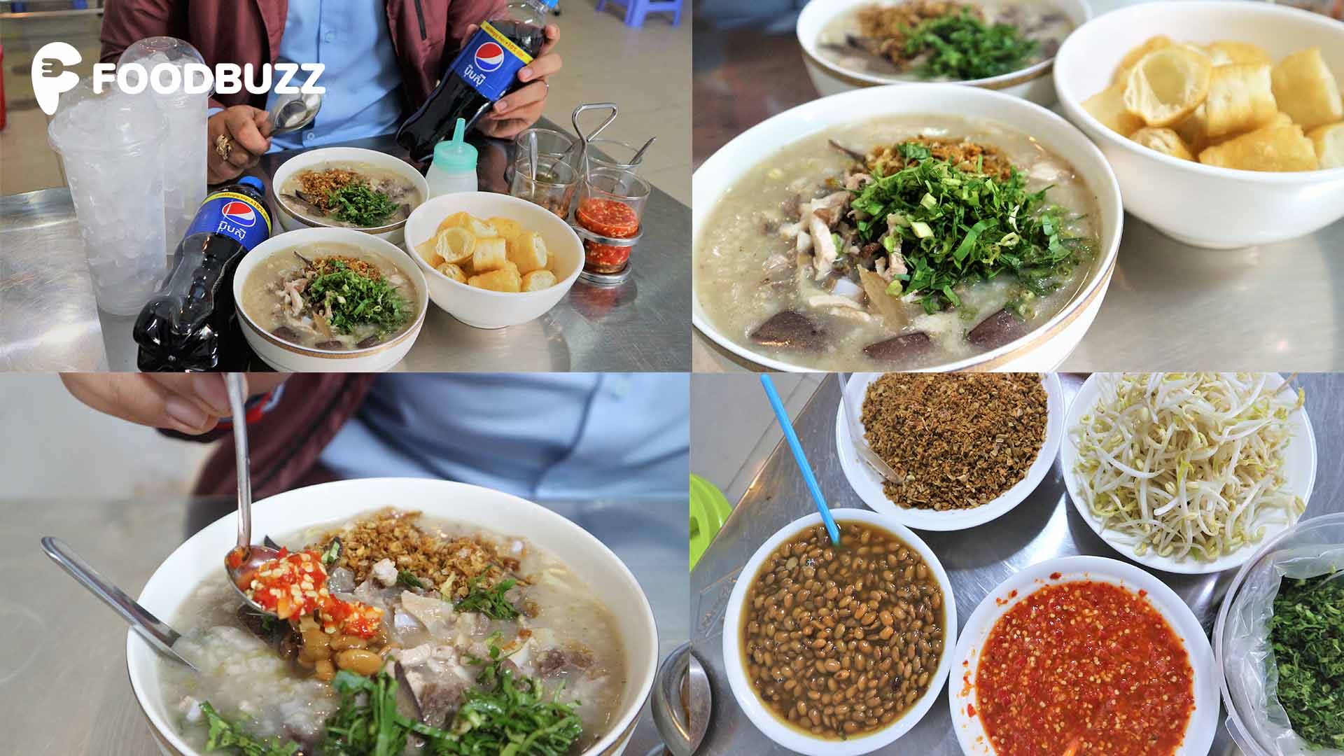 Must-try Cambodian-style porridge around the Central Market area, well ...