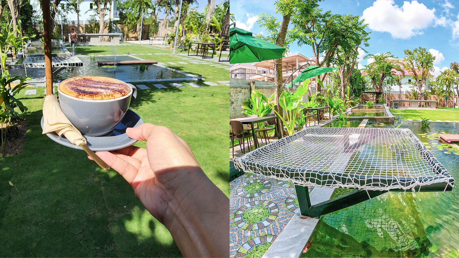 ស្ត្រេសអត់? អត់ជាយក្រុងប៉ុន្មានទេ តែចង់លម្ហែកាយផឹកកាហ្វេបែប outdoor មកទីនេះបានណា៎!