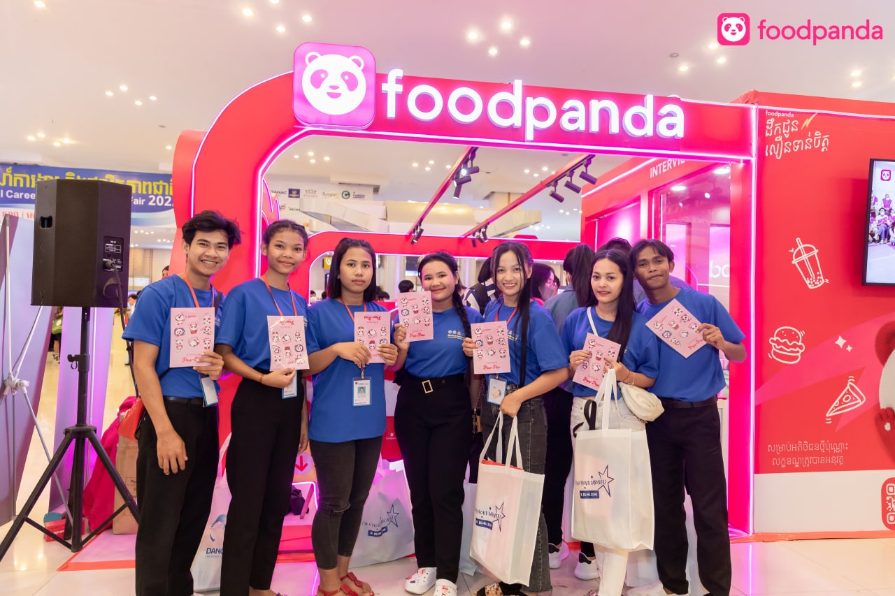 foodpanda មានវត្តមានក្នុងពិព័រណ៌ការងារដ៏ធំនៅសាលកោះពេជ្រឆ្នាំនេះ!