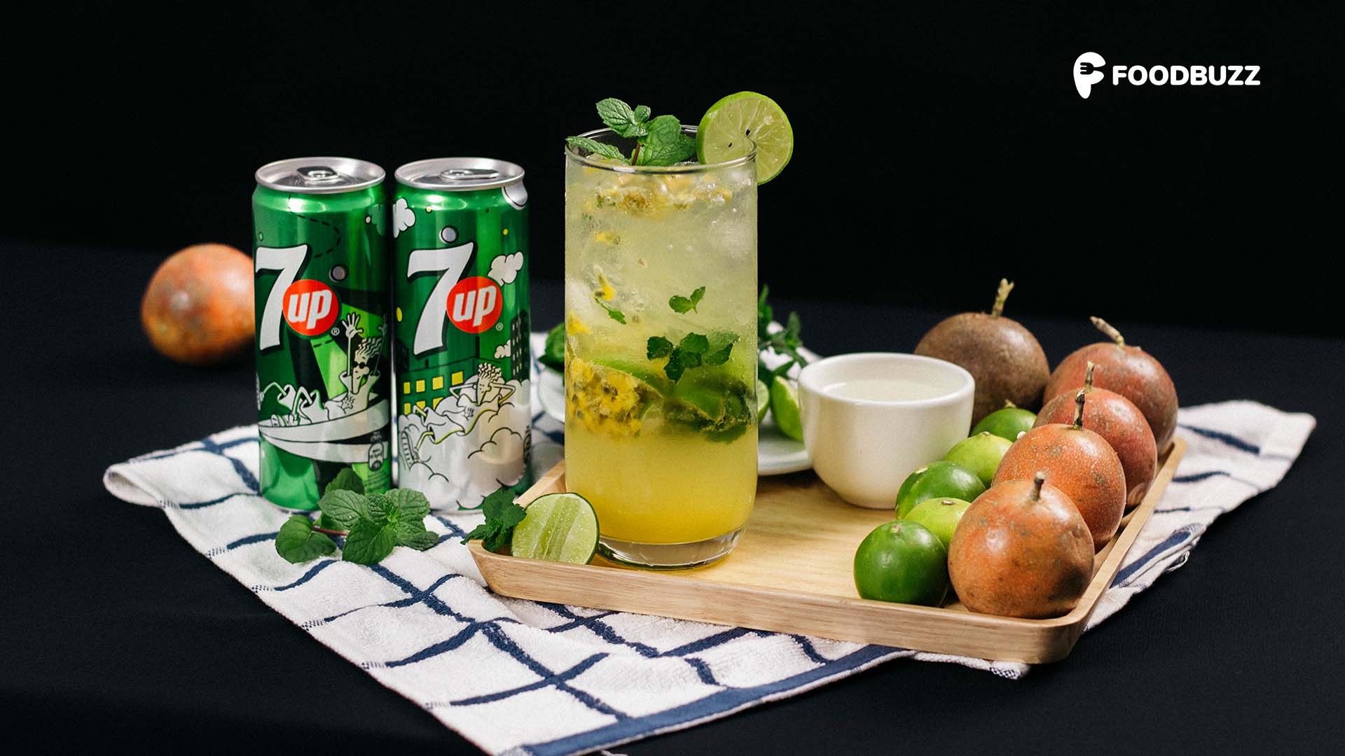 A recipe to refresh your feeling: 7UP Passion Fruit Mocktail