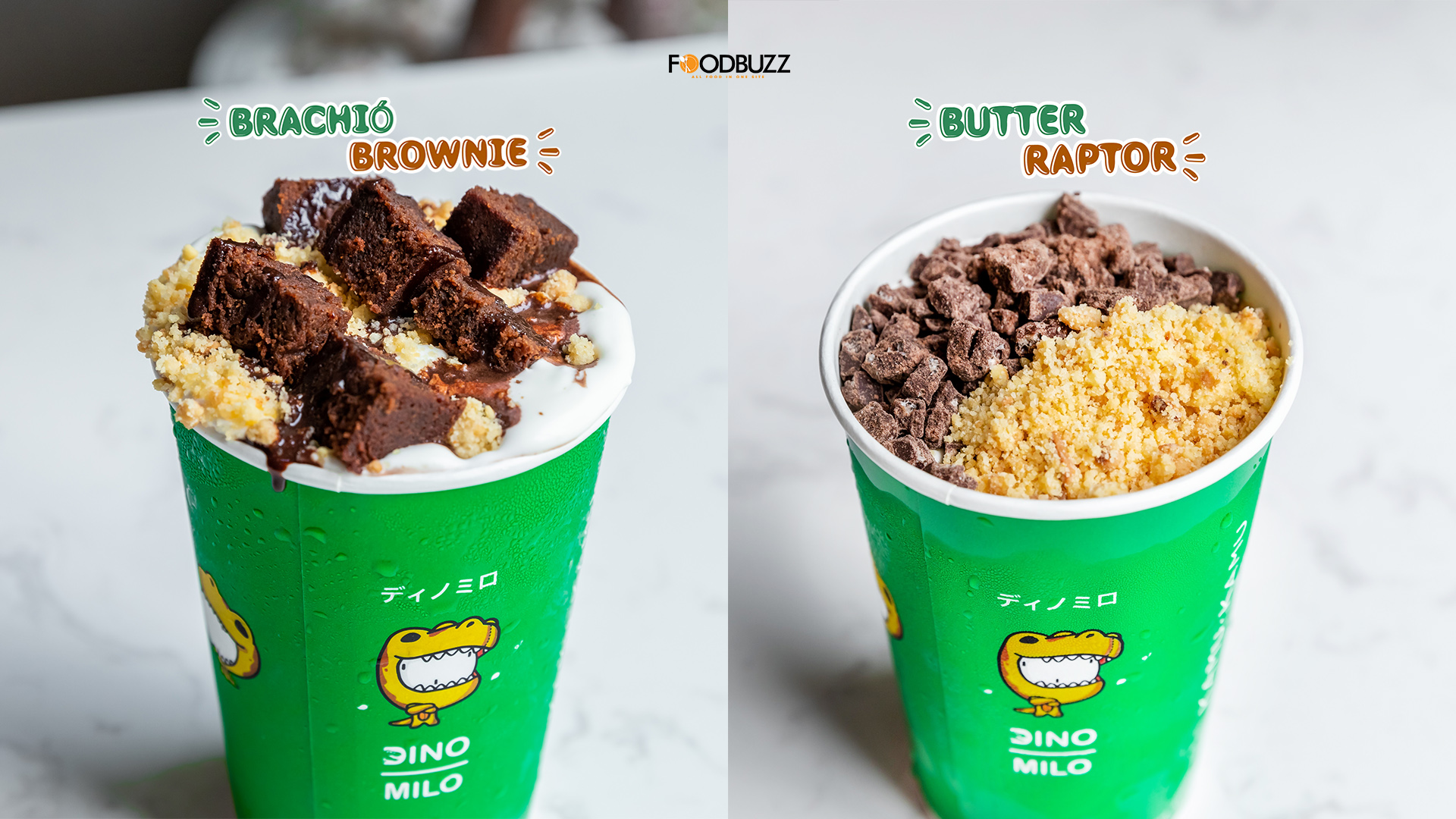 អត់សាក ម៉េចបាន! រសជាតិថ្មី Brachio Brownie និង Butter Raptor ពី Kamu